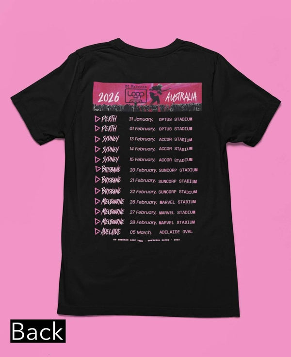 Ed Sheeran Merch T-Shirt | Loop Tour 2026 | Signature Tee – Three2Tango ...