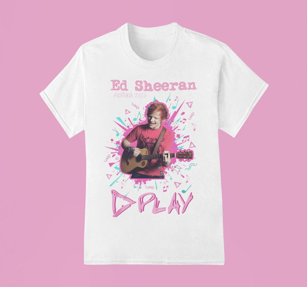 Ed Sheeran Play Burst T-Shirt | Loop Tour 2026 | Printed in Australia ...